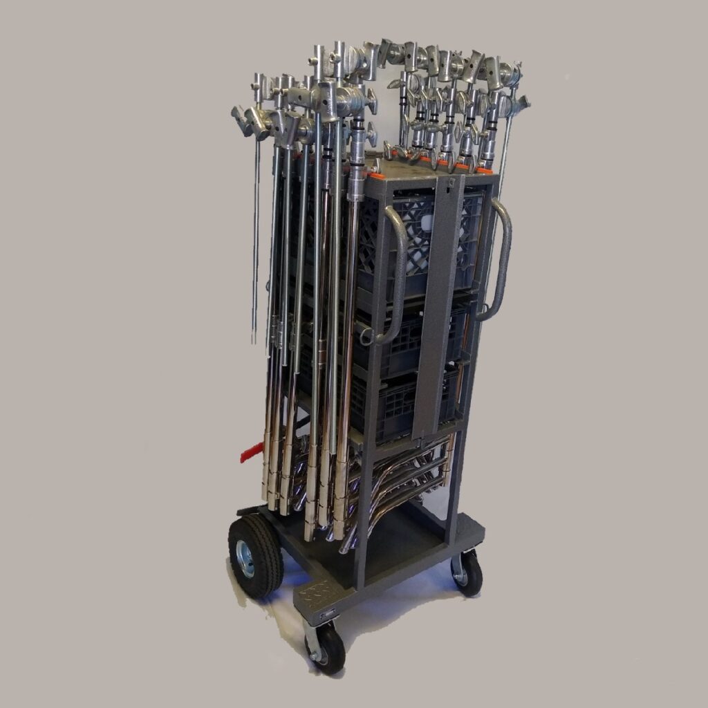 C-Stand Micro Utility Cart Model MCU-103 - Studio Carts